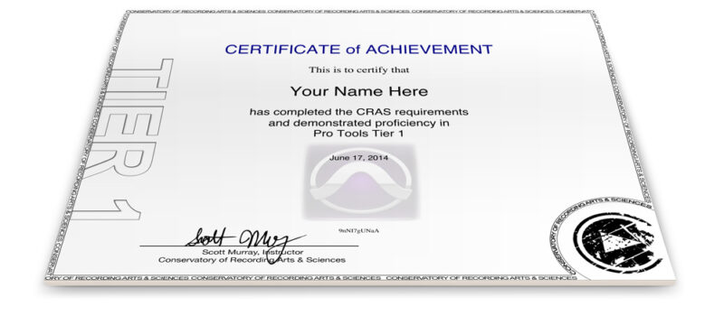 Certifications - CRAS