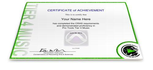 Certifications - CRAS